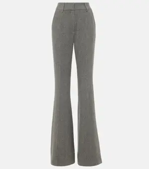 Gabriela Hearst Rhein High-rise Flared Pants - Grey