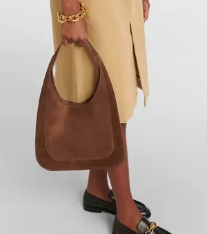 AESTHER EKME Midi Suede Shoulder Bag