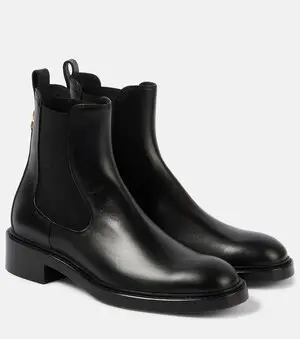 Chloé CHLOÉ Marcie Leather Chelsea Boots Black