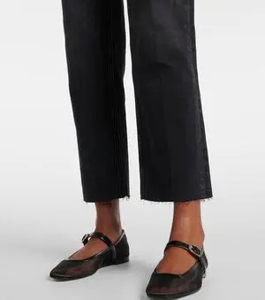 RE/DONE 70s Stove Pipe Straight Jeans - Black