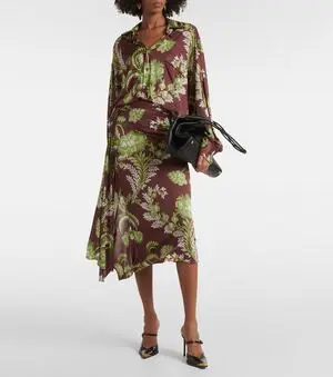 Etro Floral Oversized Shirt - Multicoloured