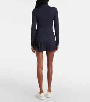 Tory Burch Cropped Jacquard Top - Blue
