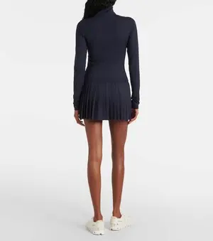 Tory Burch Cropped Jacquard Top - Blue