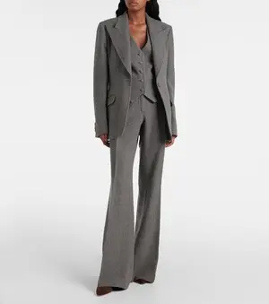 Gabriela Hearst Coleridge Wool And Cashmere Vest - Grey