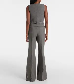 Gabriela Hearst Coleridge Wool And Cashmere Vest - Grey