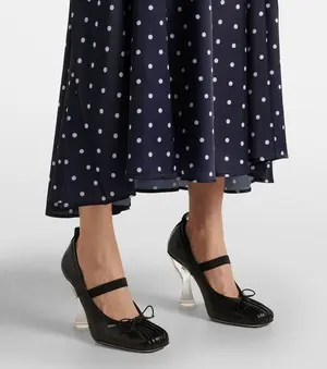 Simone Rocha Ballerina Leather Pumps