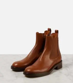 Chloé Marcie Leather Chelsea Boots