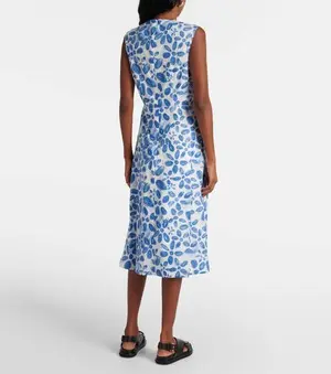 Marni Printed Cotton Midi Dress