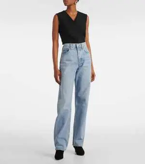 AGOLDE Kelly High-rise Straight Jeans - Blue
