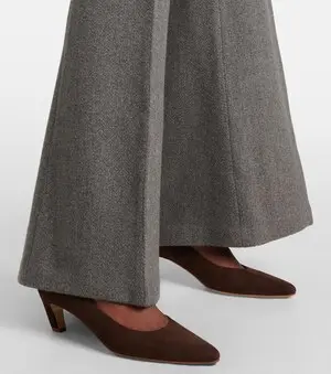 Gabriela Hearst Peggy 50 Suede Pumps - Brown