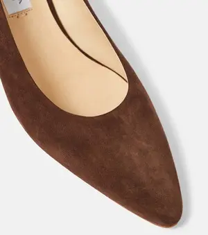 Gabriela Hearst Peggy 50 Suede Pumps - Brown