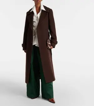 Dries Van Noten Belted Wool Coat