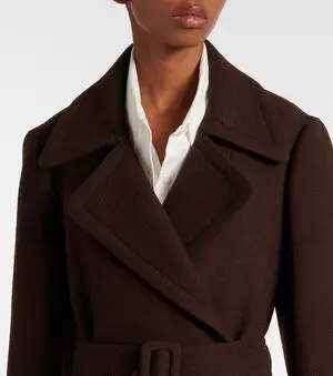 Dries Van Noten Belted Wool Coat