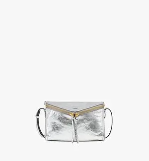Mcm Diamant Shoulder Bag - Silver