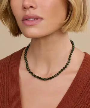 SOPHIE BUHAI Tiny Boule Collar Jade Green
