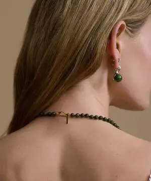SOPHIE BUHAI Tiny Boule Jade Collar Necklace