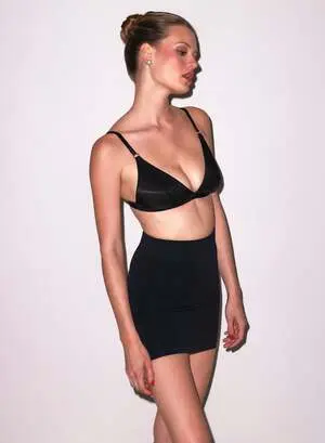FLEUR DU MAL Micro Jersey Slip Skirt