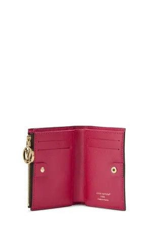 LOUIS VUITTON Purple Monogram Canvas Lisa Wallet - Pink