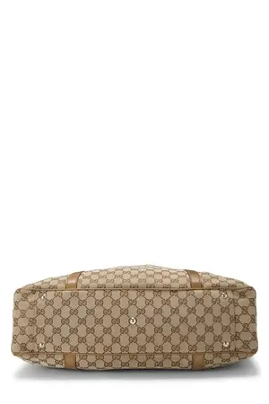 Gucci Original Gg Canvas Twins Tote - Brown