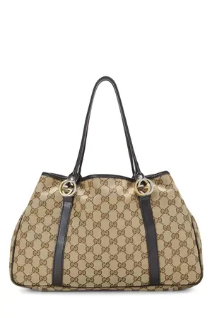 Gucci Original Gg Canvas Twins Tote