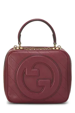 Gucci Leather Shoulder Bag - Red