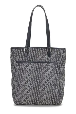 Dior Trotter Canvas Tote - Navy