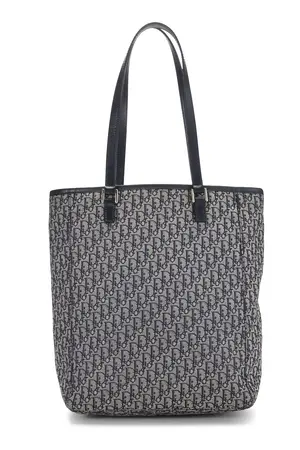Dior Trotter Canvas Tote - Navy