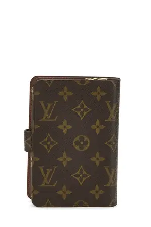 LOUIS VUITTON Monogram Canvas Porte Papier Zipper Wallet