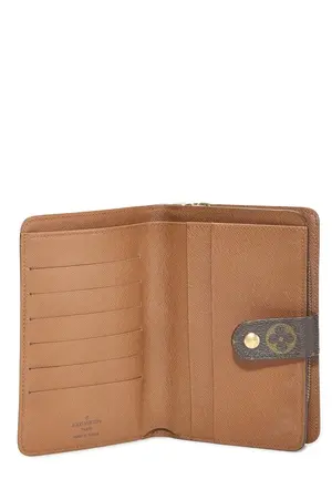 LOUIS VUITTON Monogram Canvas Porte Papier Zipper Wallet