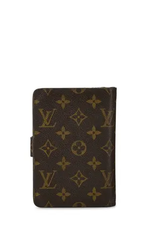 LOUIS VUITTON Monogram Canvas Porte Papier Zipper Wallet