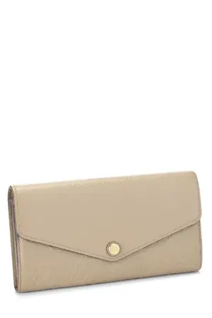 LOUIS VUITTON Monogram Empreinte Sarah Wallet - Grey