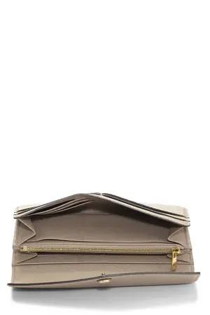 LOUIS VUITTON Monogram Empreinte Sarah Wallet - Grey