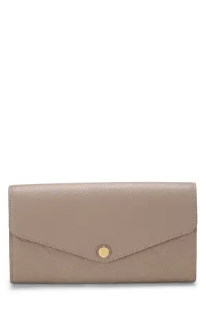LOUIS VUITTON Monogram Empreinte Sarah Wallet - Grey