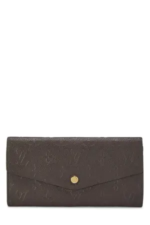 LOUIS VUITTON Ombre Monogram Empreinte Josephine Wallet - Brown
