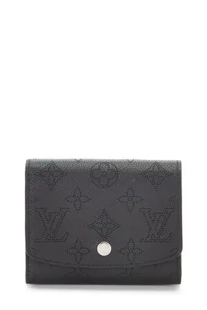 LOUIS VUITTON Mahina Iris Compact Wallet - Black