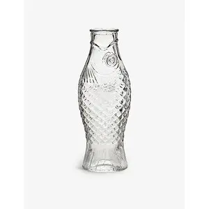 SERAX Paola Navone Fish & Fish Glass Bottle 1l - Clear