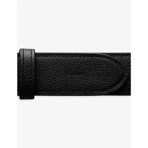 CARTIER Logo-embossed Grained Leather Belt