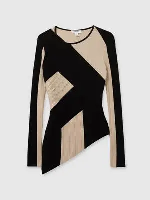 REISS Judy Knitted Top