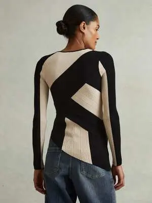 REISS Judy Knitted Top