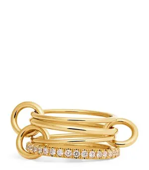 SPINELLI KILCOLLIN Yellow And Diamond Pisces Ring - Gold