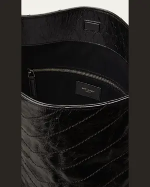 Saint Laurent Niki Shopper Tote Bag - Black