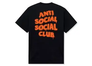 ANTI SOCIAL SOCIAL CLUB Burn It Down Tee Shirtin - Black/orange