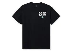 ANTI SOCIAL SOCIAL CLUB X Neighborhood Reverse Blue Logo Tee Shirt