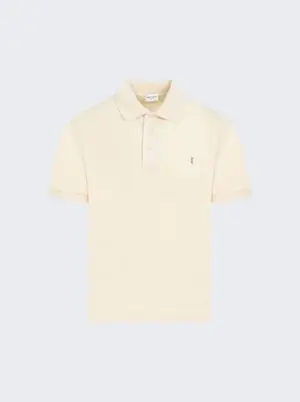 Saint Laurent Cassandre Piquã Polo Shirt