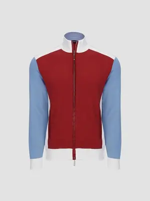 Stefano Ricci Blouson Sweater Jacket - Red