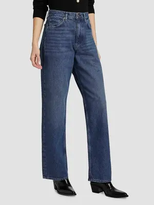 Rag & Bone Shea High-rise Relaxed Straight-leg Jeans