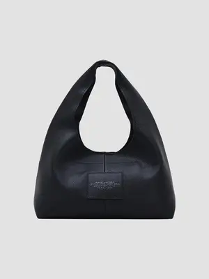 Marc Jacobs The Sack Leather Shoulder Bag - Black
