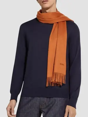 Zegna Oasi Cashmere Scarf - Foliage