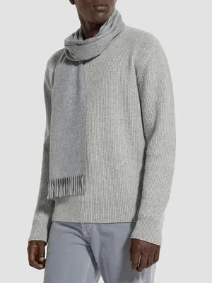 Zegna Oasi Cashmere Scarf Grey