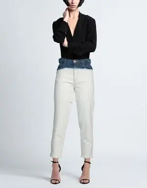 Pinko Faded Two-tone Mom Jeans